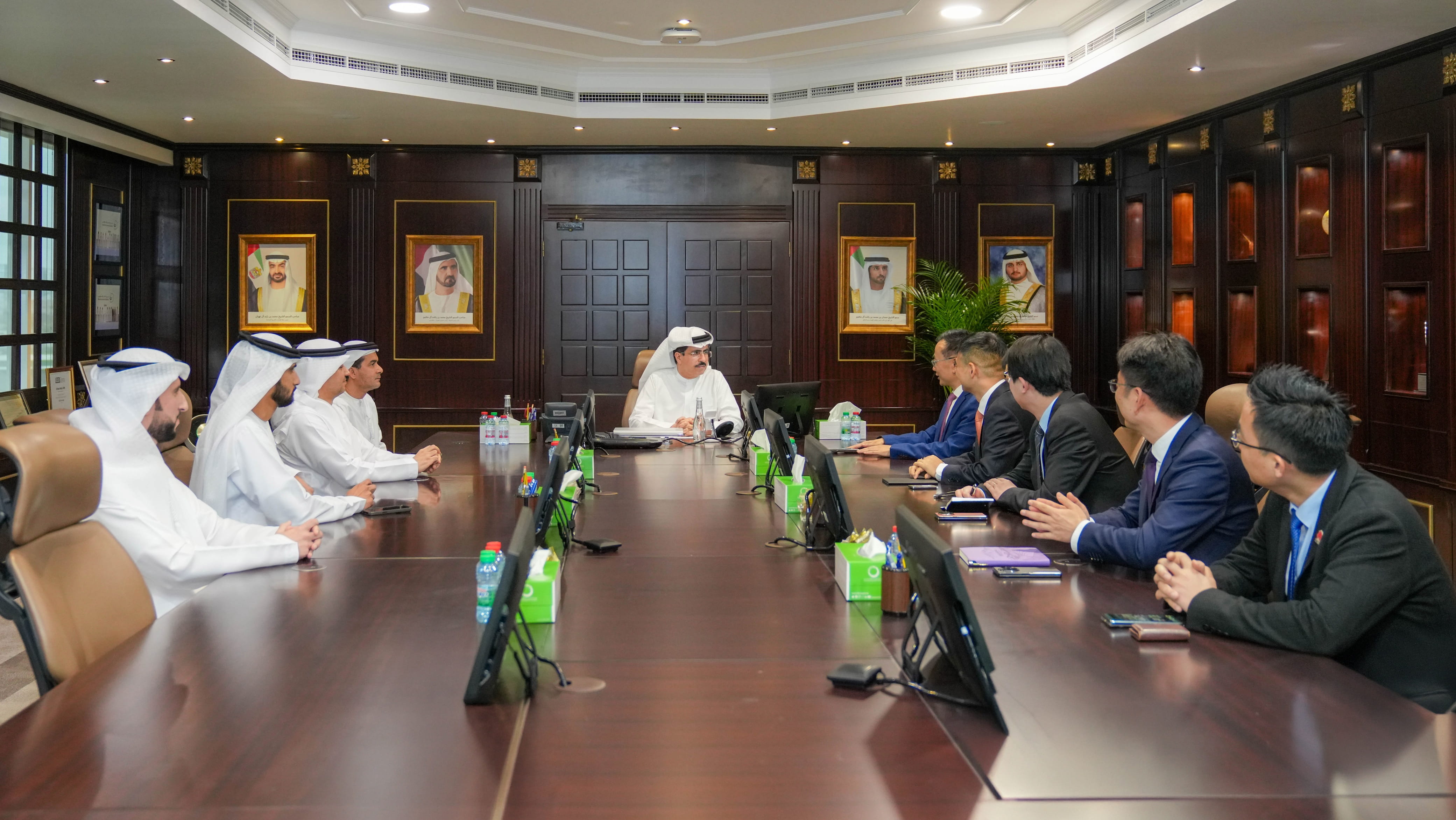 Saeed Mohammed Al Tayer meets Huawei’s new Regional President to strengthen strategic collaboration