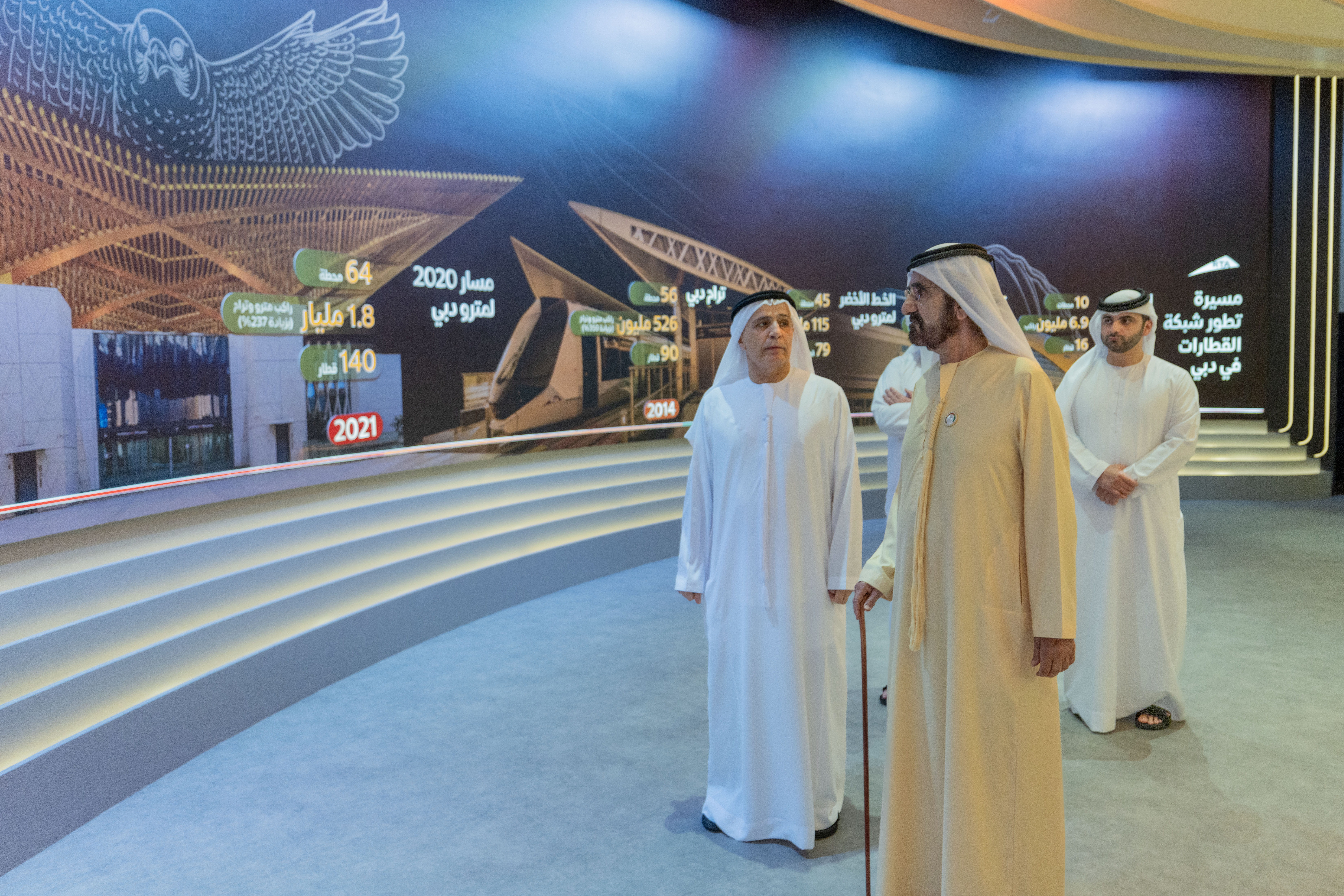 Mohammed bin Rashid lays foundation stone for Dubai Metro Blue Line