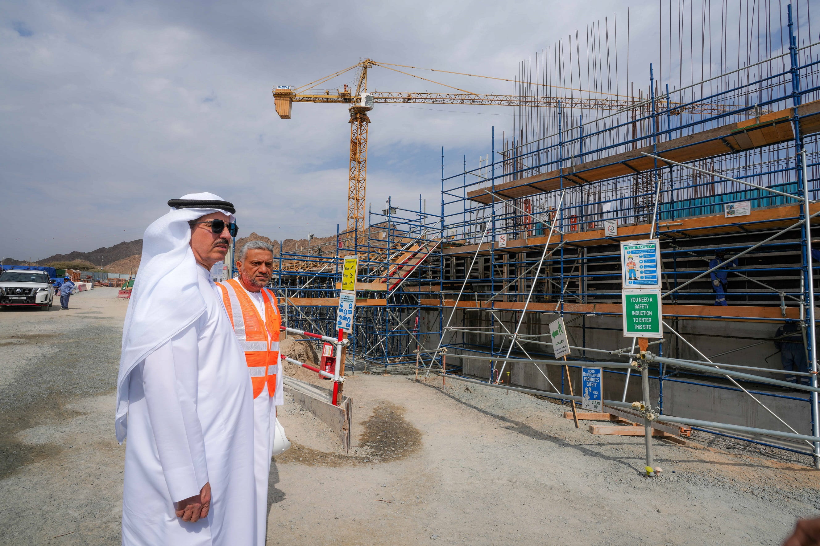 Saeed Mohammed Al Tayer inspects electricity infrastructure projects
