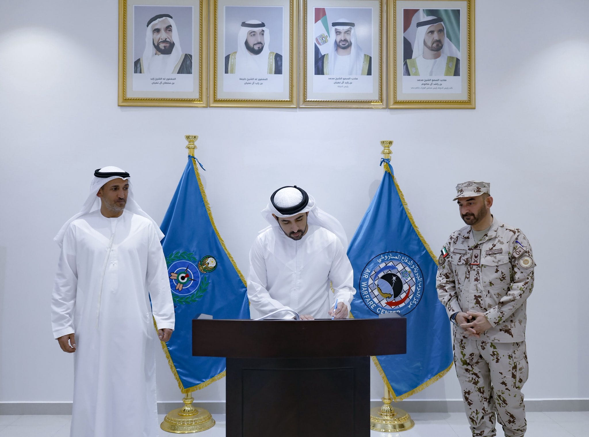 Hamdan bin Mohammed attends joint military exercise “Desert Flag 10”