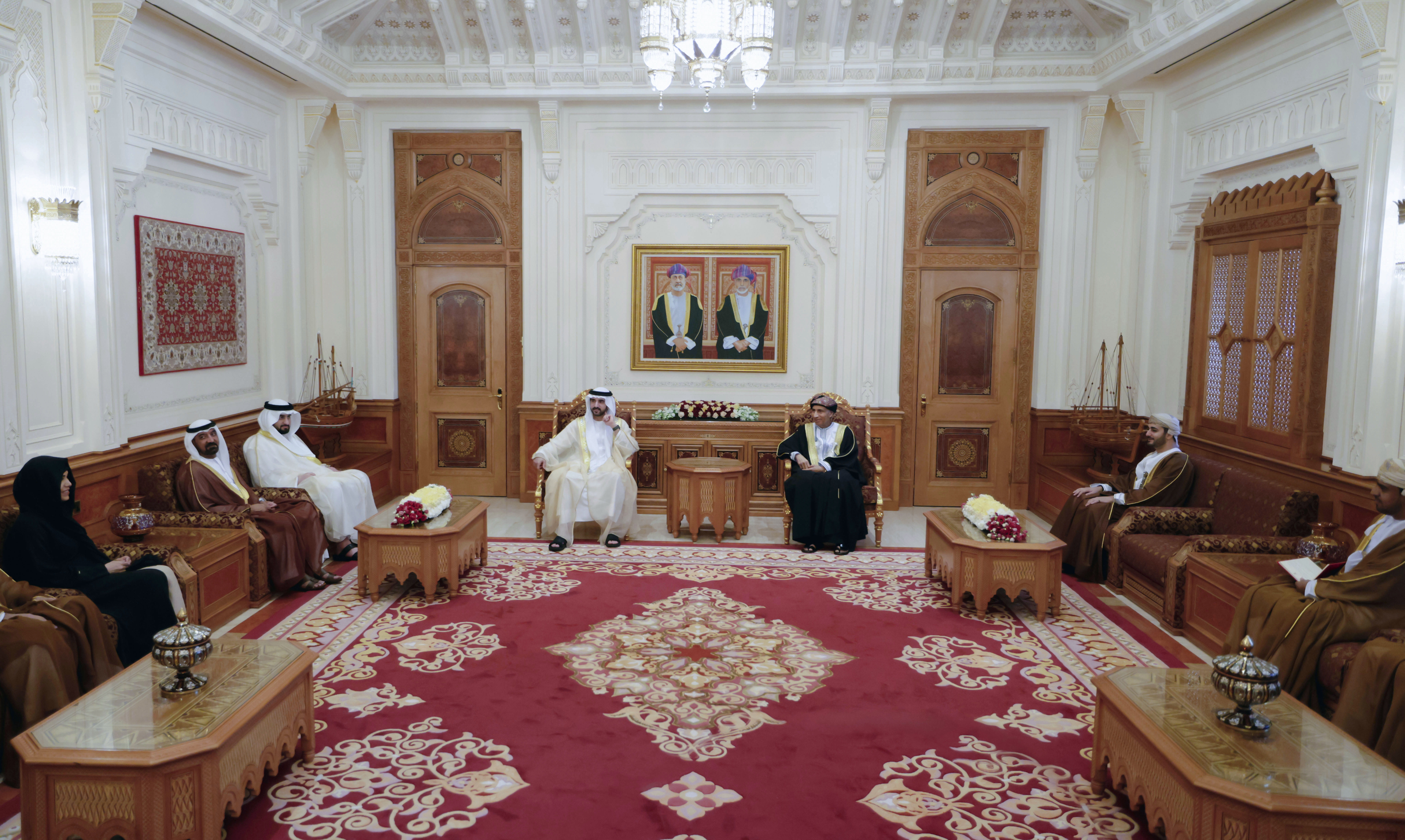 Hamdan bin Mohammed meets with Oman’s Deputy Prime Minister for Cabinet ...